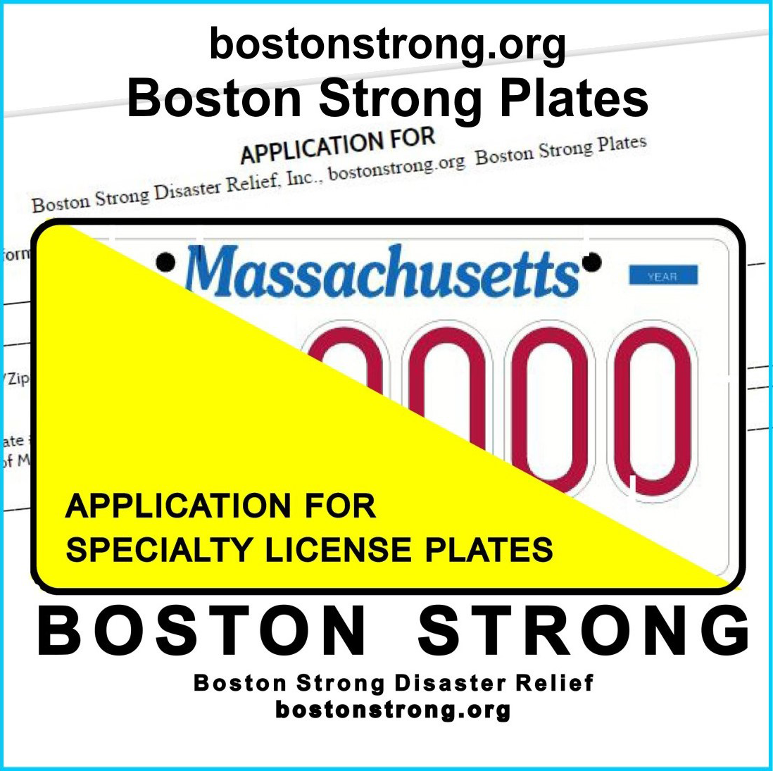 BOSTON STRONG Charity License Plates bostonstrong.org | by Stanley ...