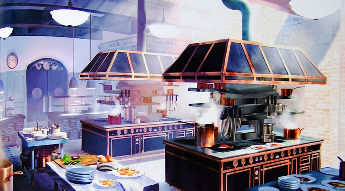 Ratatouille Pixar Kitchen