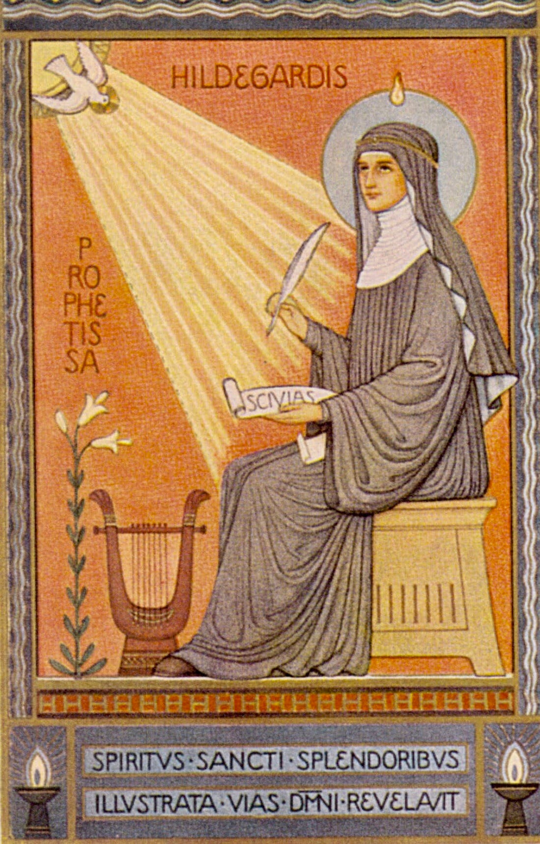 Today the Church remembers Hidegard of Bingen, abbess and visionary ...