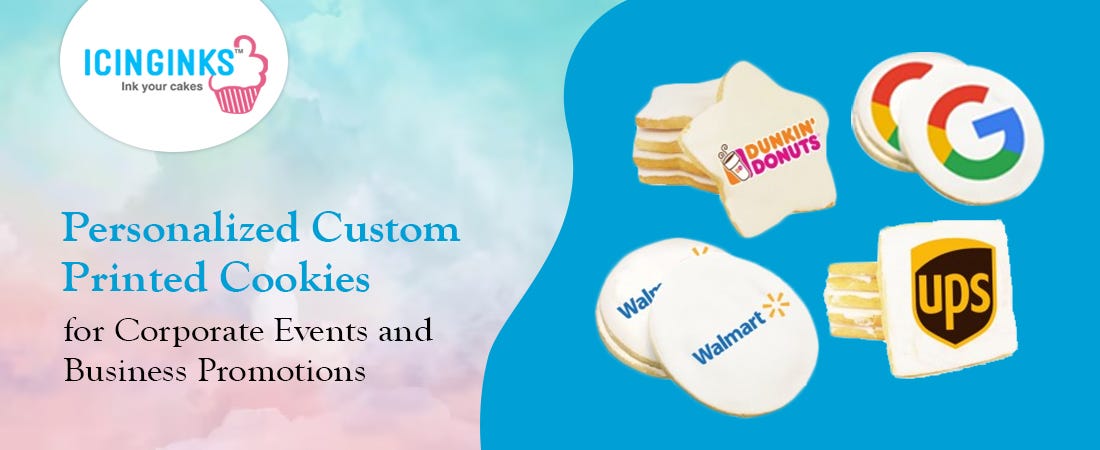 Personalized Custom Printed Cookies for Corporate Events and Business ...