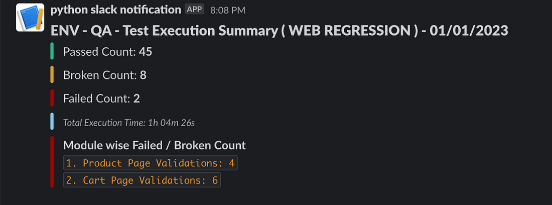 Integrating Slack for Test Reporting using Python – TestVagrant