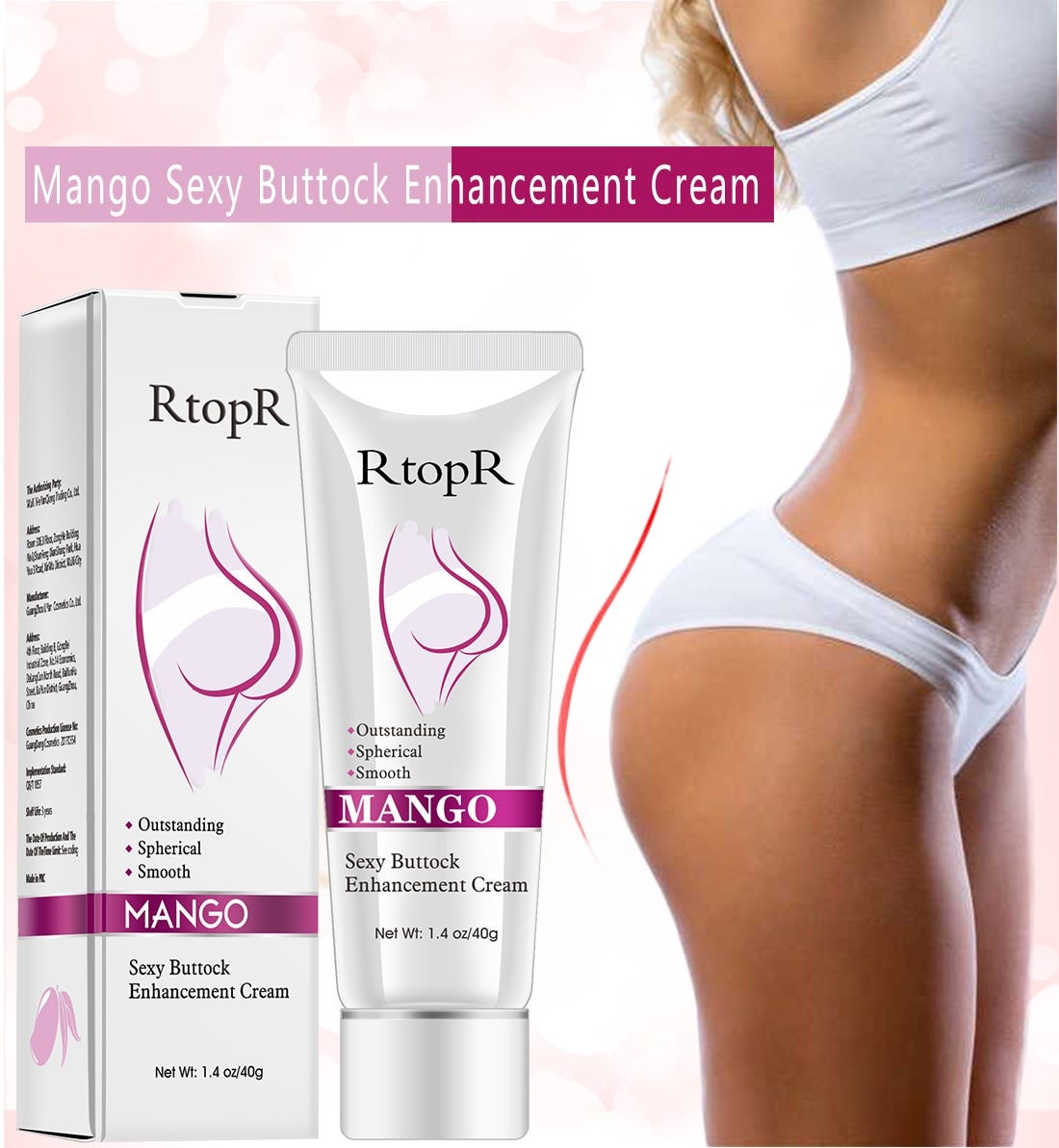 Mango Sexy Buttock Enhancement Cream By T 2 Heart Med Medium