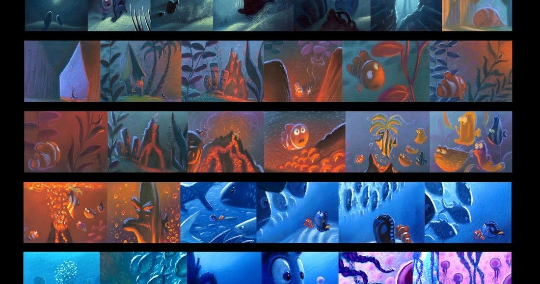 How to Use Pixar’s Color Script in UX Design | by Dhananjay Garg | Prototypr