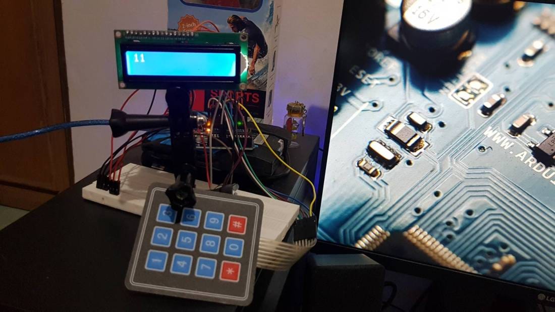 Calculator Using Arduino and LCD. I’m back with another arduino project ...