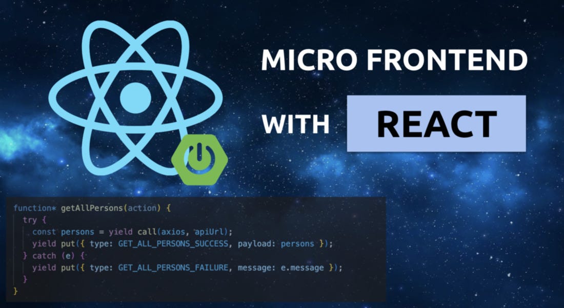 🧩 Micro Frontends with React. When, Why & How | by StackSnacker | JavaScript in Plain English