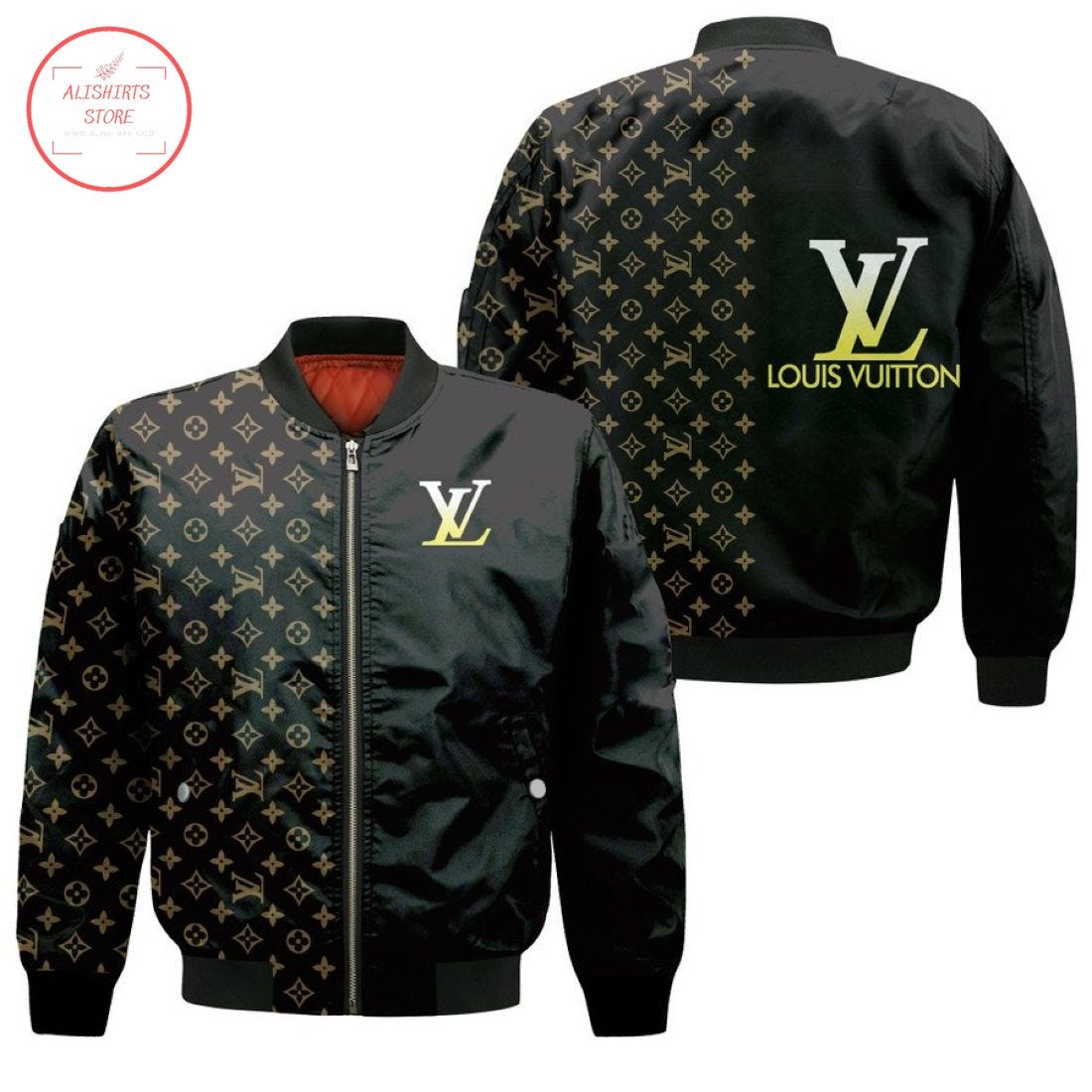 Louis Vuitton LV Luxury Brand Bomber Jacket - responsible level - Medium