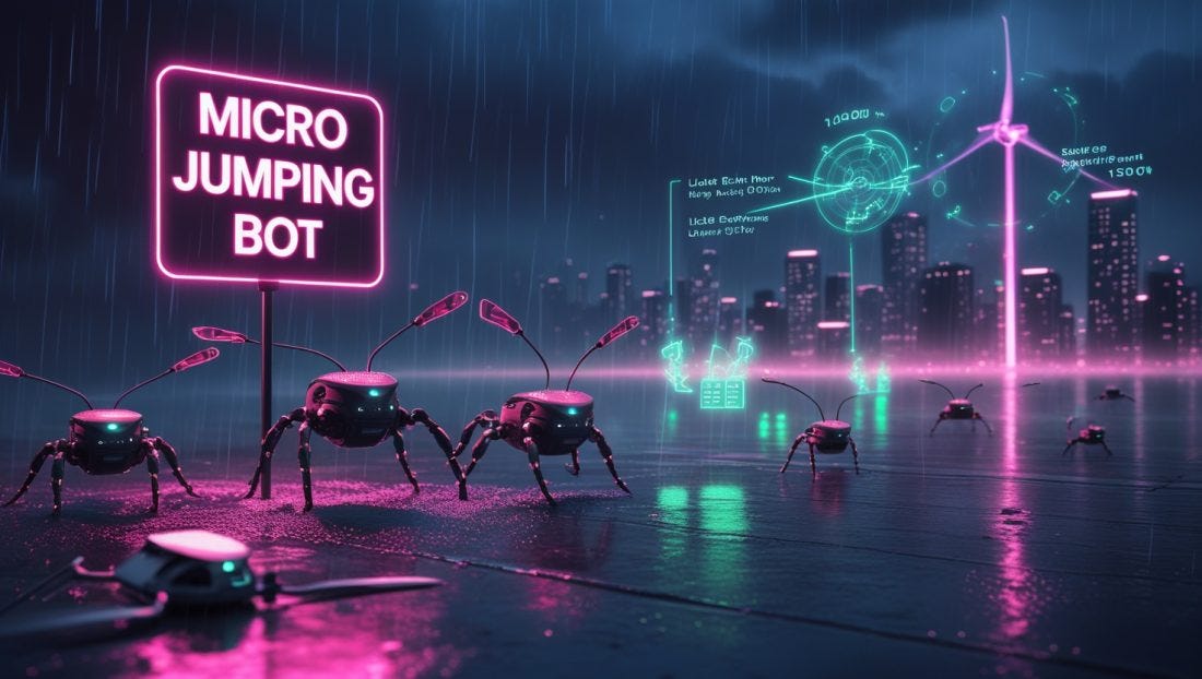 Micro Jumping Bot Transforms Robotics: 64% Energy Cut vs. Drones in ...