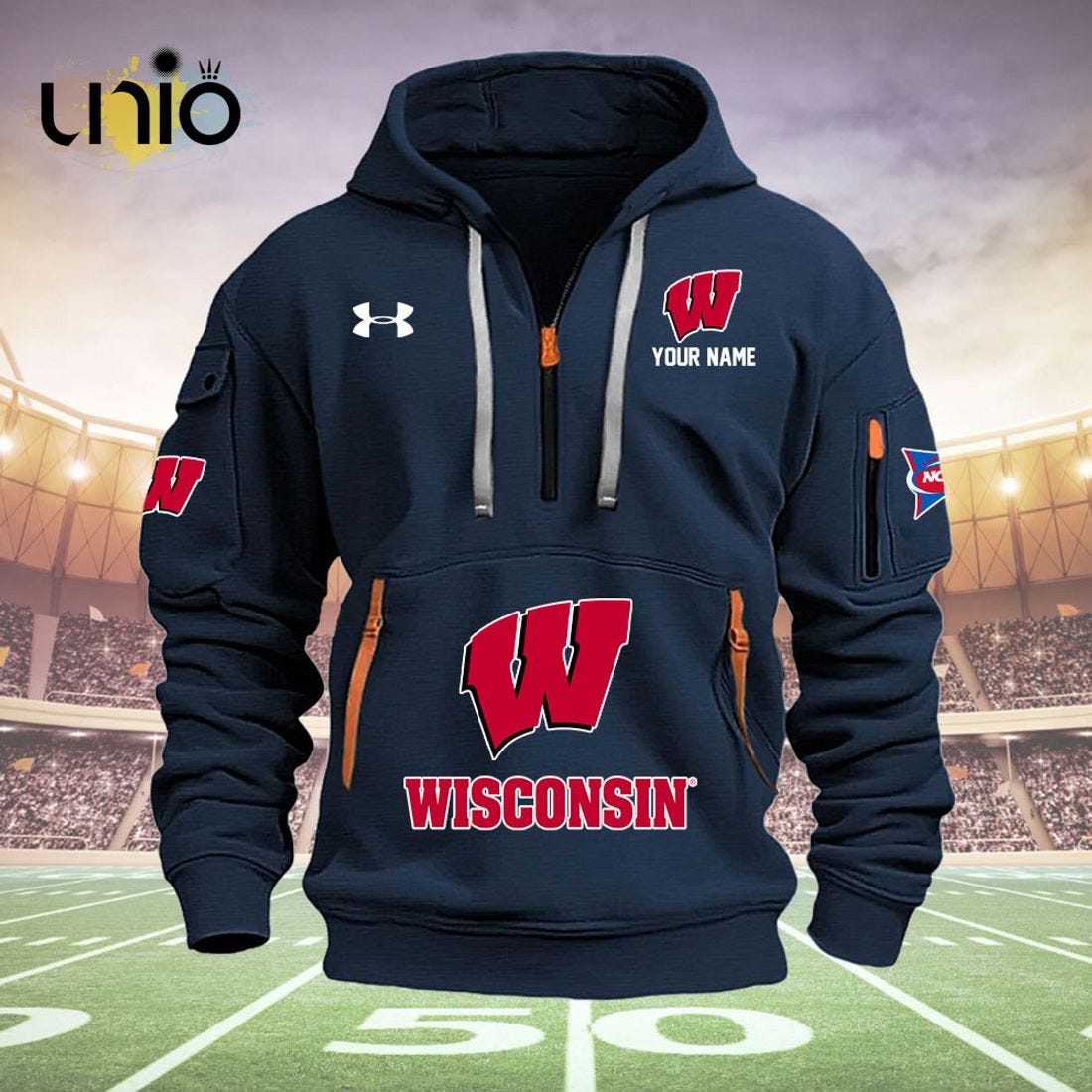 Introducing Our Latest Addition: Custom Wisconsin Badgers Football NCAA ...
