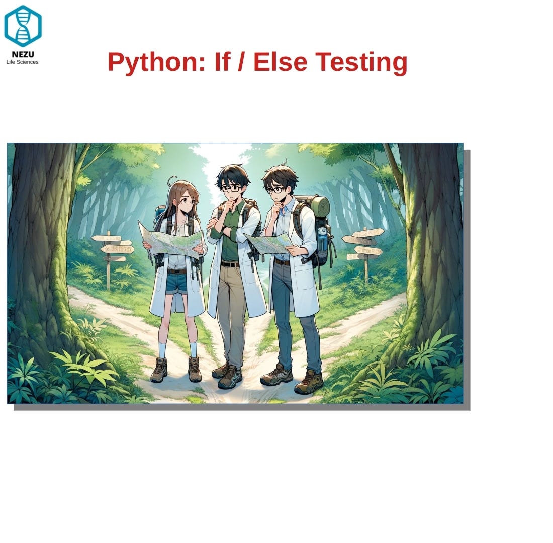 Python Intro — Testing With If And Else By Nezu Life Sciences May 2024 Medium