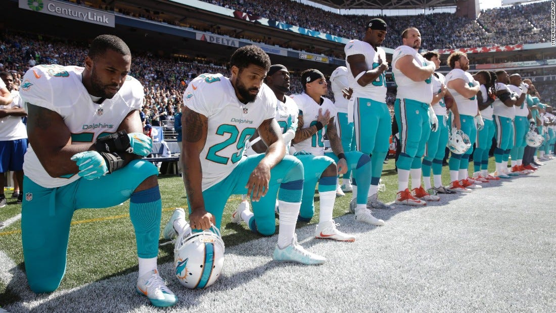 Kneeling for the National Anthem. In September of 2017, a lot of… | by ...