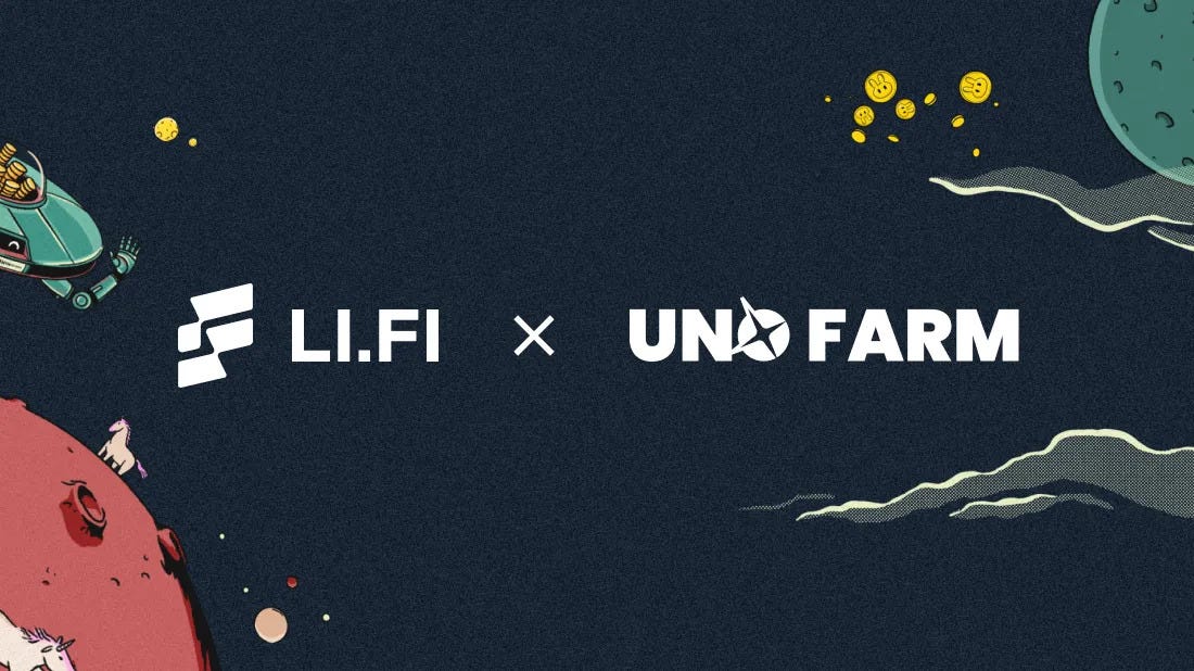 UNO.farm integrates LI.FI’s Widget | by UnoFarm | Medium