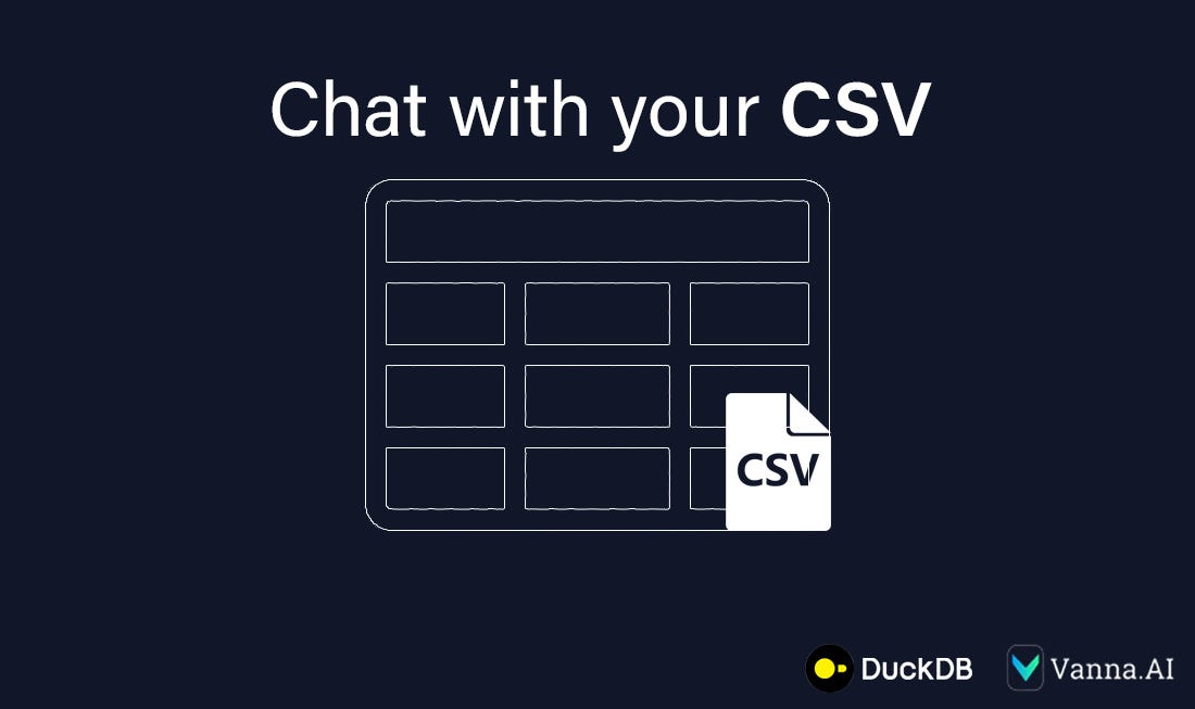 Chat With Your Csv Using Duckdb And Vannaai By Arslan Shahid Medium
