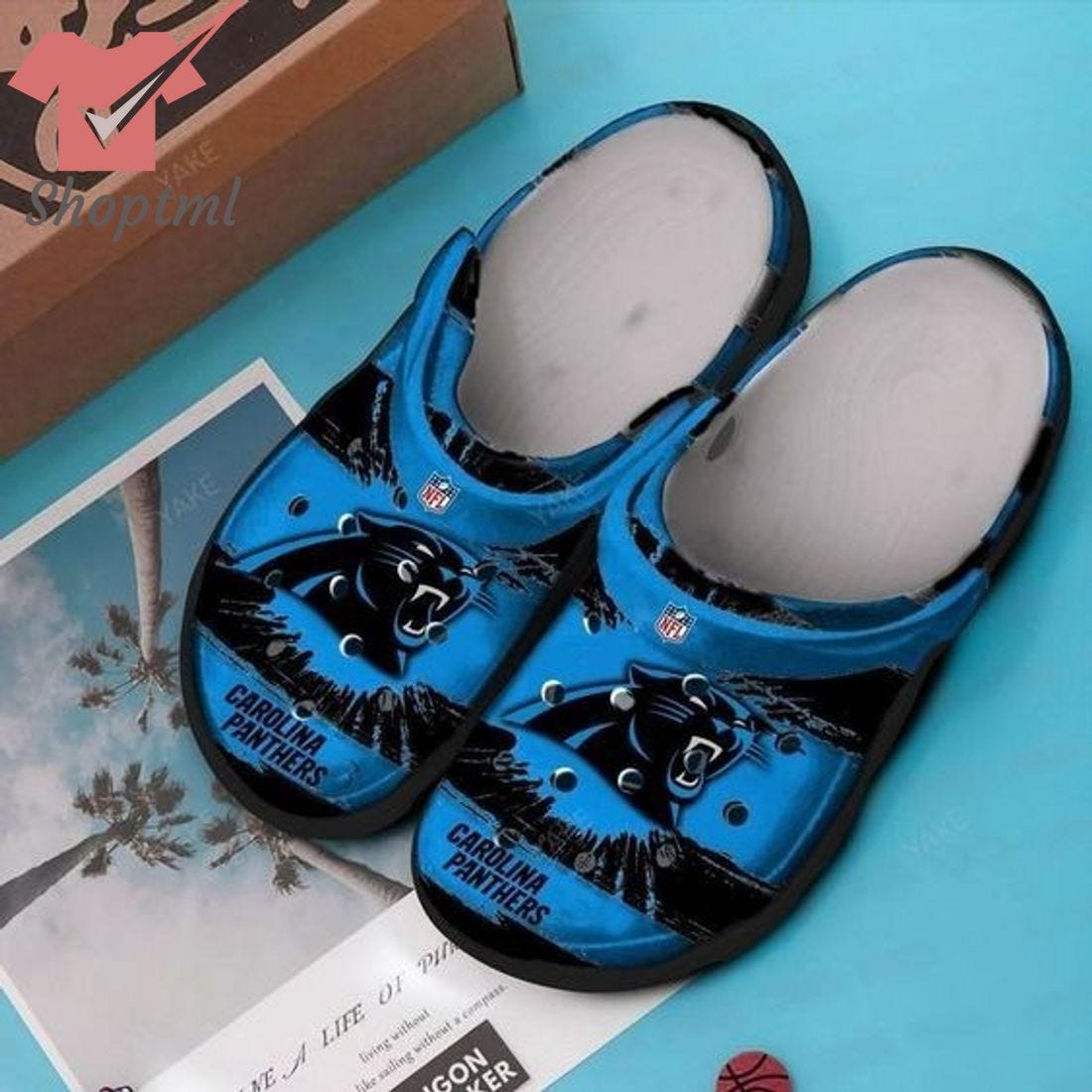 Unleash Your Team Spirit with NFL Carolina Panther Crocs Clogs Shoes ...