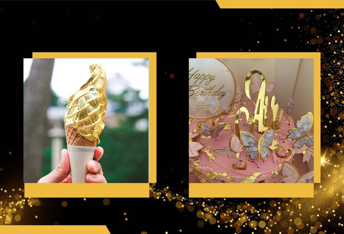 How to Apply Edible Gold Leaf Sheets to Your Desserts? - xQzit Gold ...