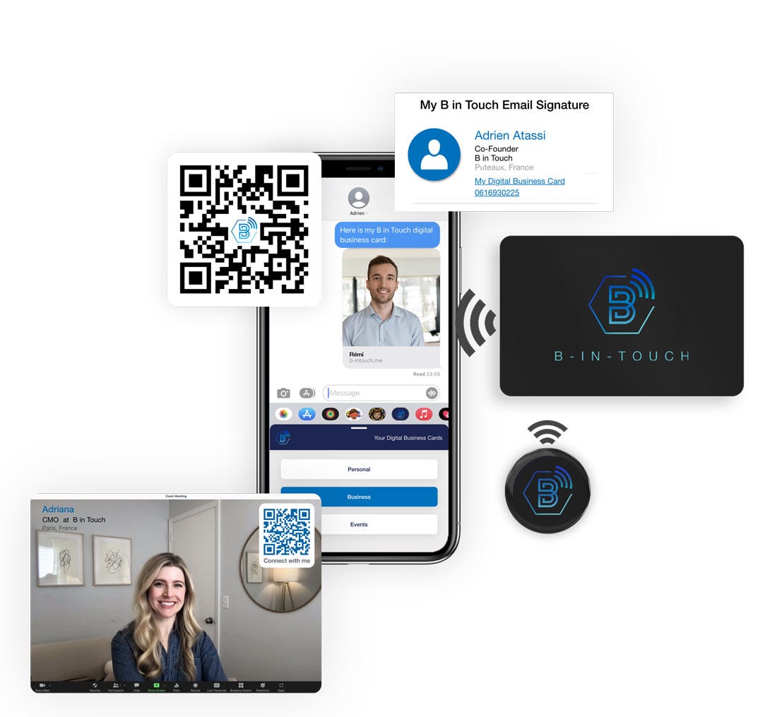 Personalized Event Badges | B-in-touch.fr - Touchbin - Medium