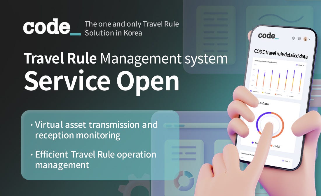 CODE, launch a Travel Rule compliance mornitoring service for virtual ...
