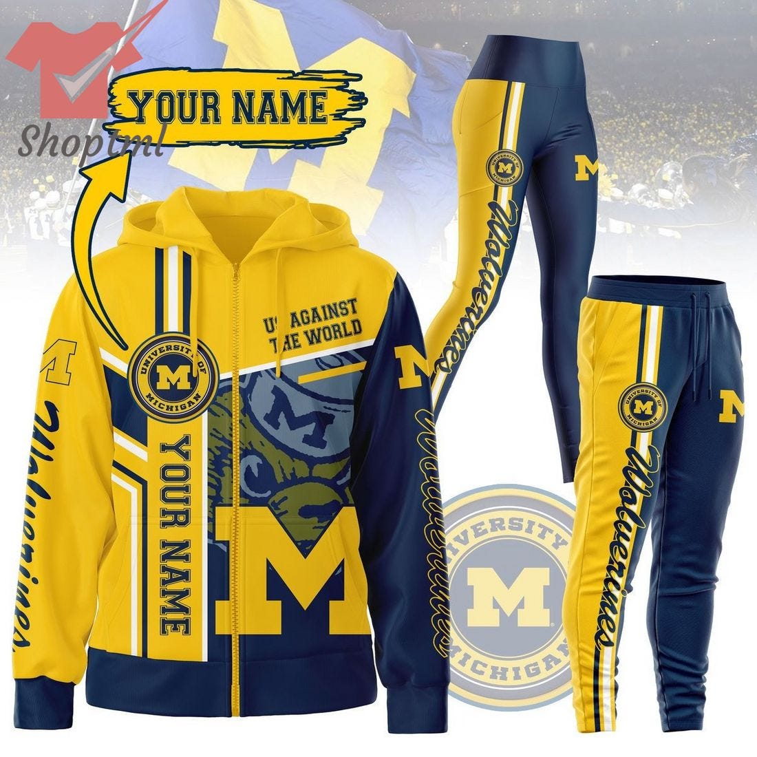 Embrace Style and Comfort with Michigan Wolverines Zip Hoodie and ...