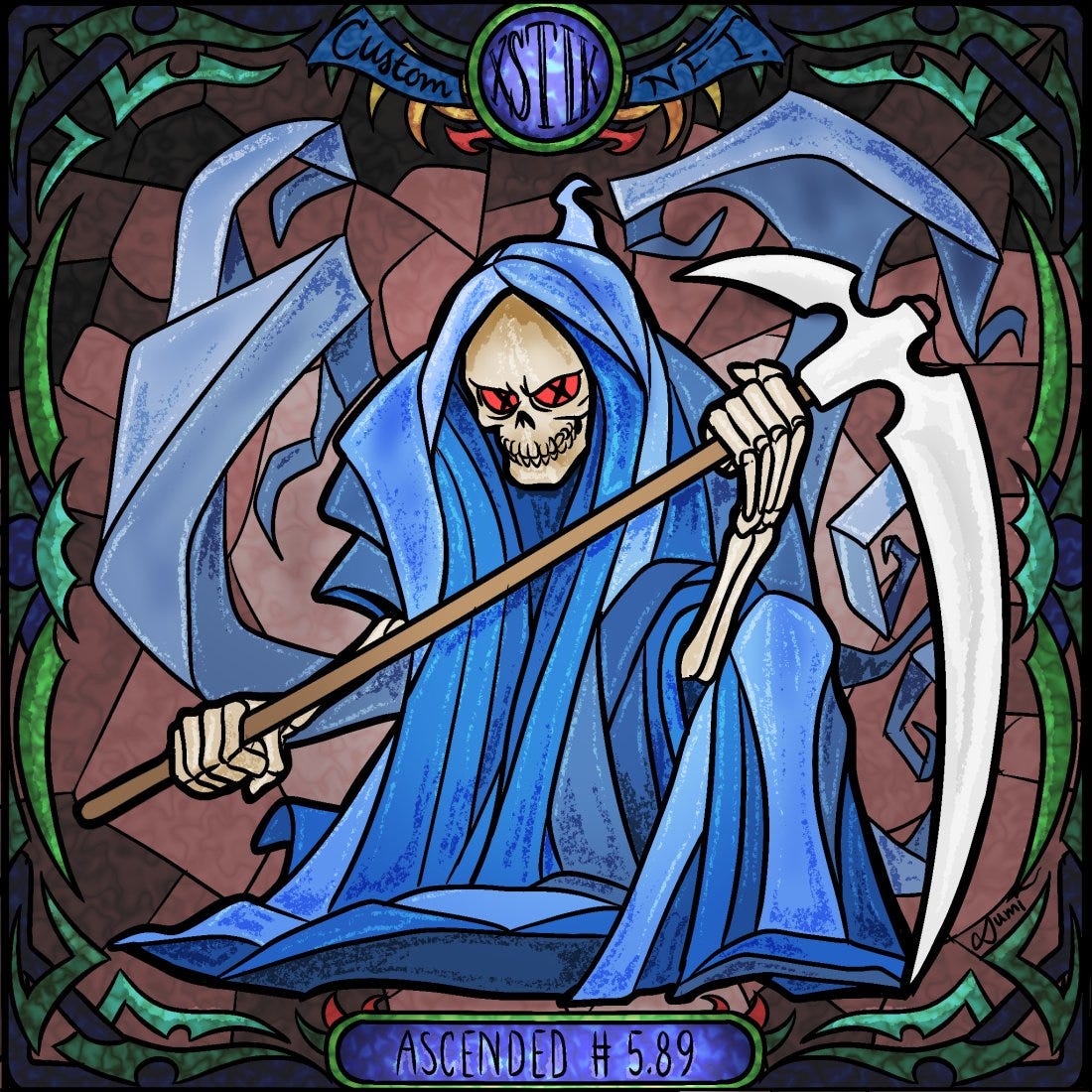 Custom NFT reveal ( For REAPER & xSTIK ) Ordered by Death From Above ...