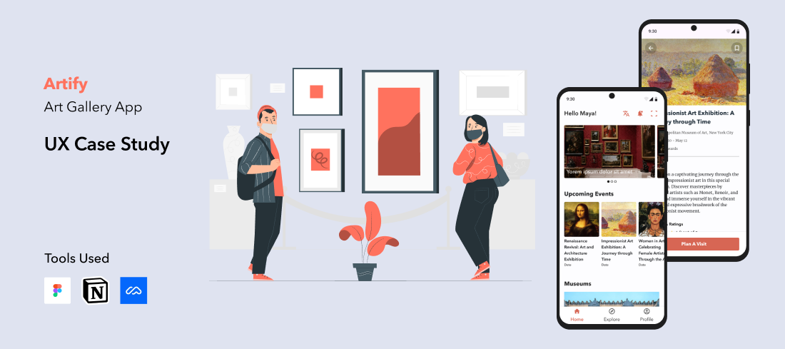 Artify: An app to book event and museum tickets — UX Case Study | by Rohan L | Bootcamp | Medium