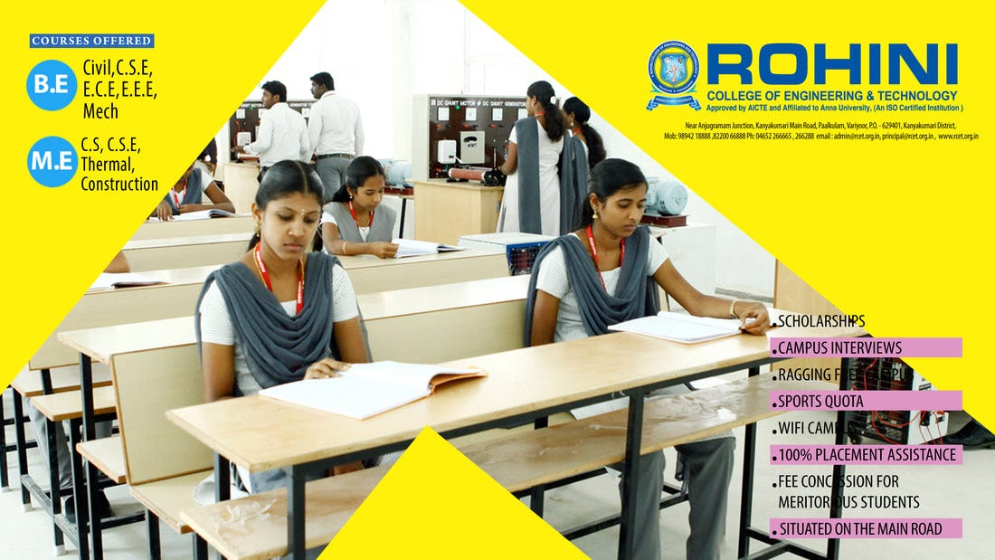 Rohini College of Engineering and Technology, Best Engineering College ...