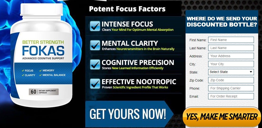 ᐅ【Fokas Advanced Cognitive】|【Brain Better Strength】| U.S.A› | by Fokas ...