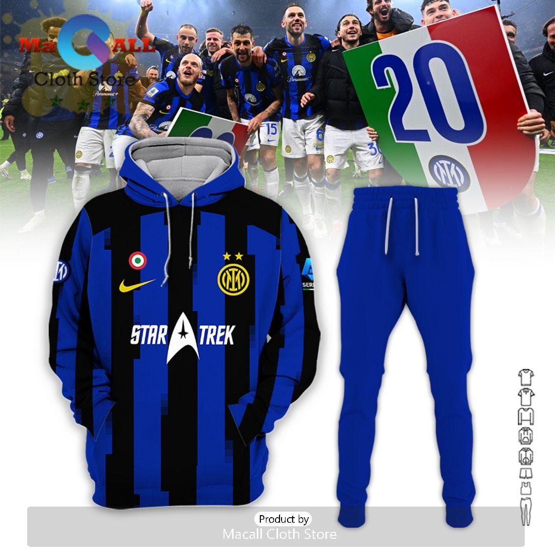 Introducing the Inter Milan 23–24 Campioni D’Italia Special Clothes ...