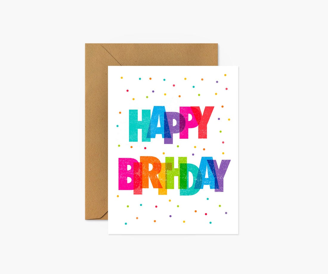 Celebrate in Style with Footnotes Paper Stunning Birthday Card ...