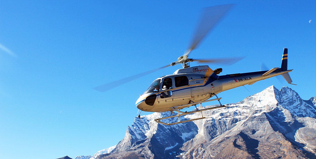 Nepal Helicopter Tours - Trekkersnepal - Medium