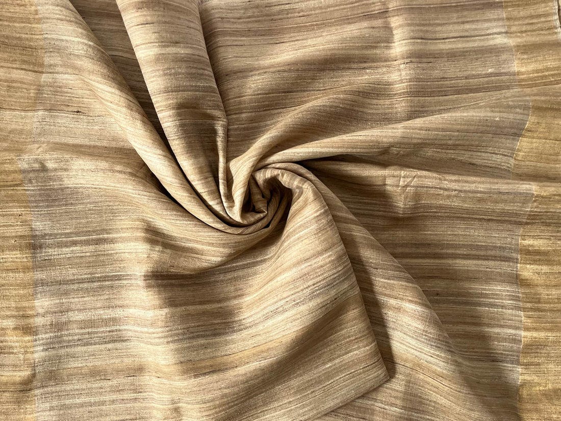 TUSSER GHEECHA ZARI STRIPE SILK SAREE | by SUVETAH | Medium