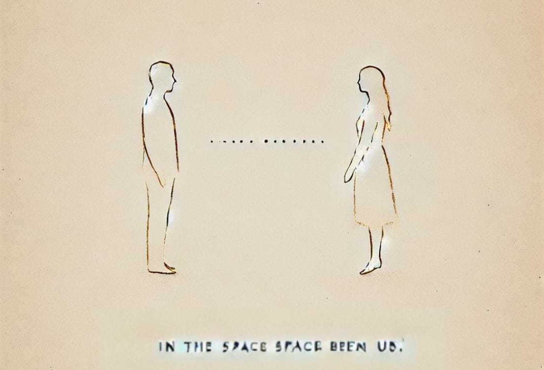 In The Space Between Us. Connected in the space between. | by Ayui ...