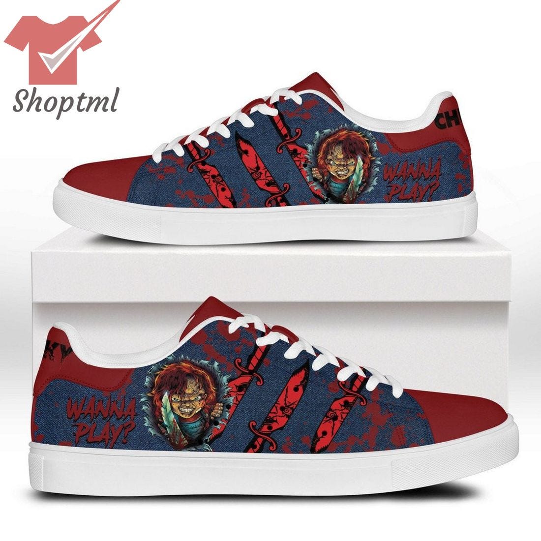 Unlock Playful Style with Chucky Adidas Stan Smith Shoes | by Shoptml ...