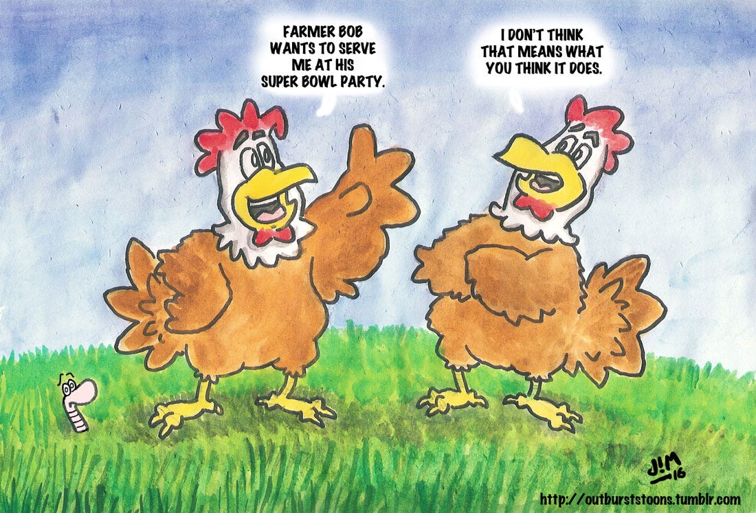 DUMB CLUCK. No matter who wins the Super Bowl it’s… | by Jim Brenneman ...