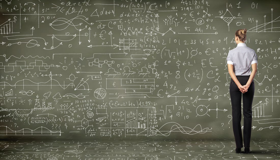 Complex Equation Chalkboard