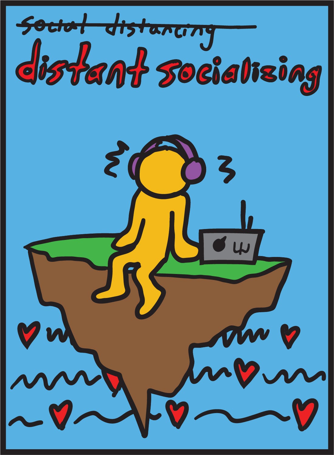 P2 Final Poster: Distant Socializing | by Drake Kirby | The History ...