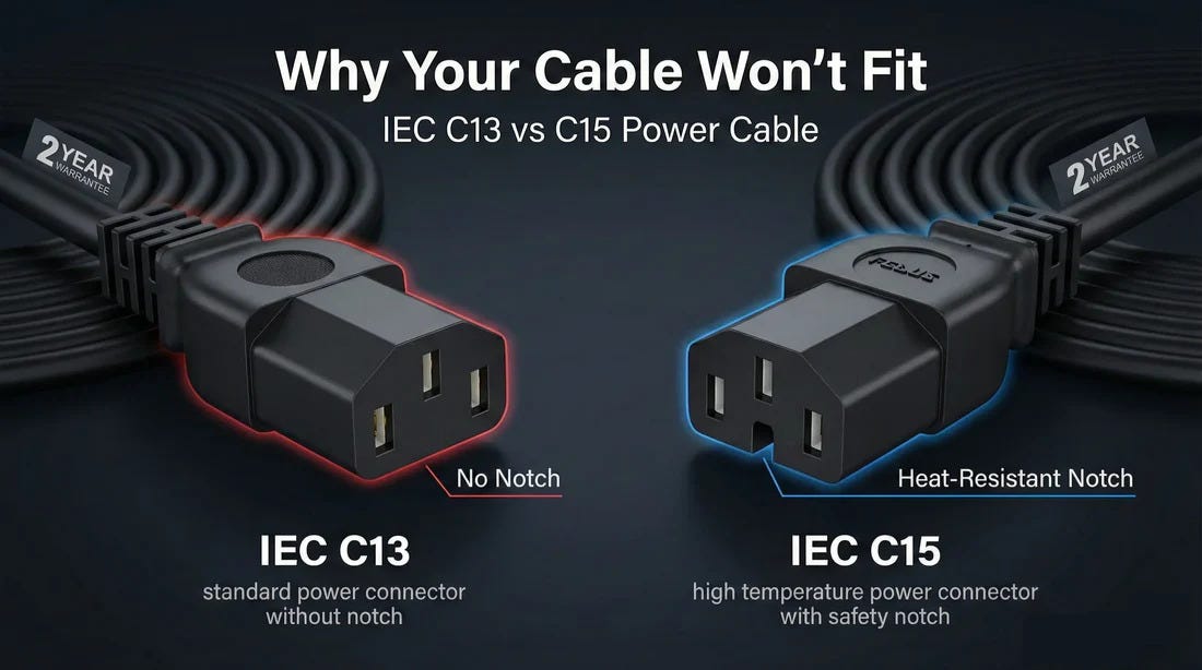Why Your Cable Won’t Fit: Understanding the “Notch” in C15 High-Temp ...