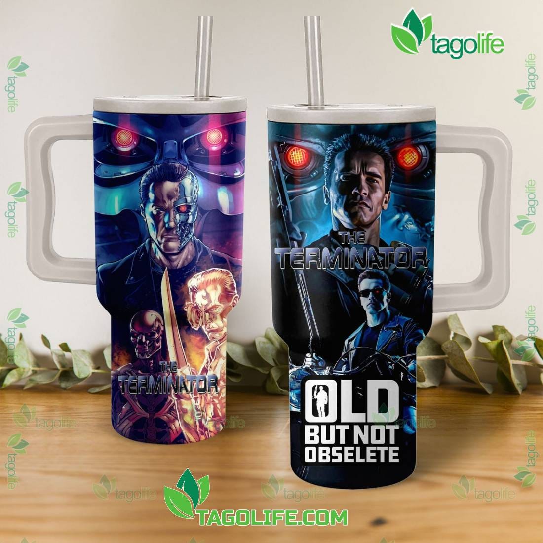 The Terminator Old But Not Obsolete Tumbler a rugged and stylish ...