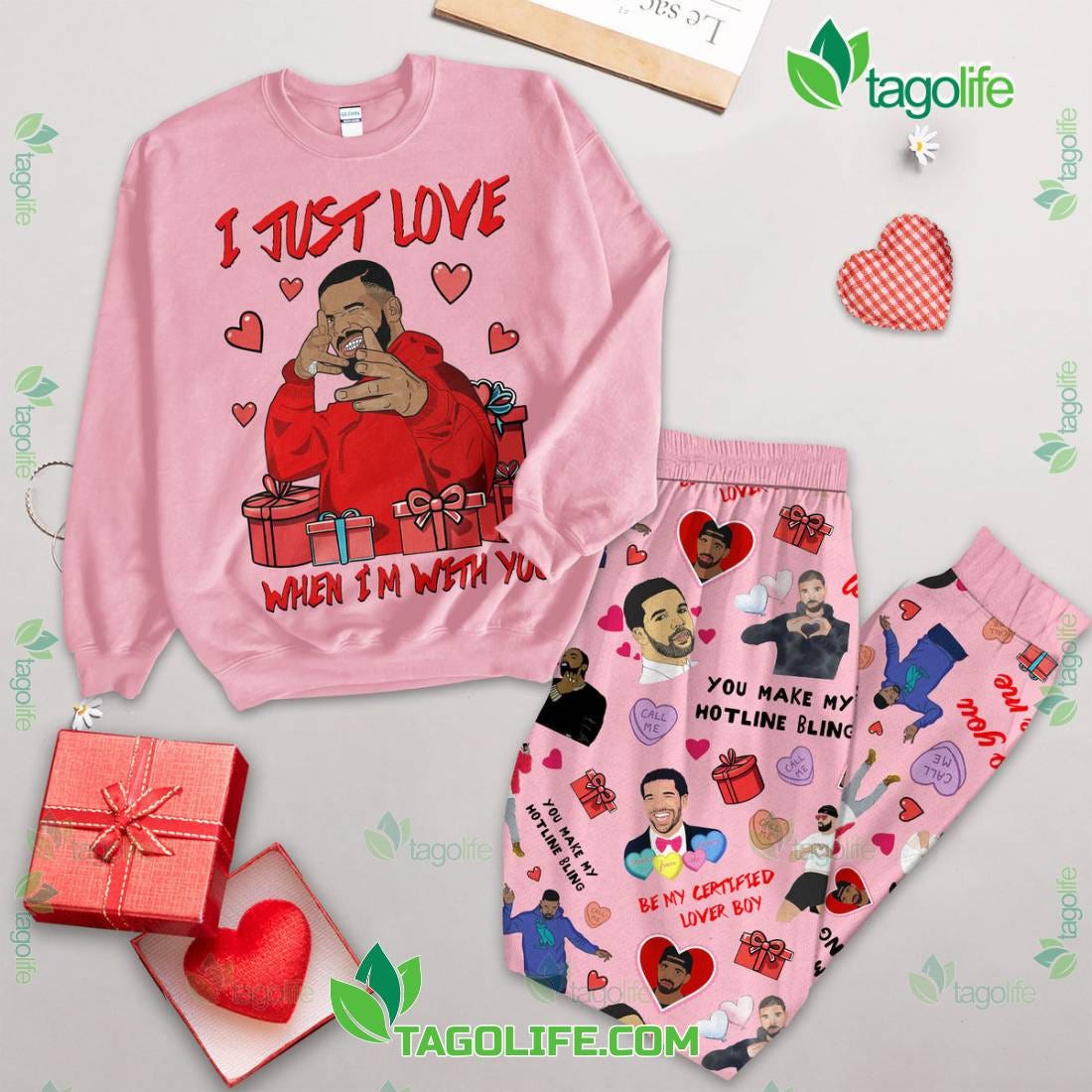 In the Feelings Pajamas Set Drake Edition | by Nice Gifts | Medium