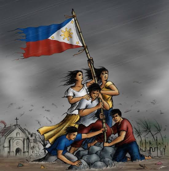 Filipino Hospitality Culture Cartoon
