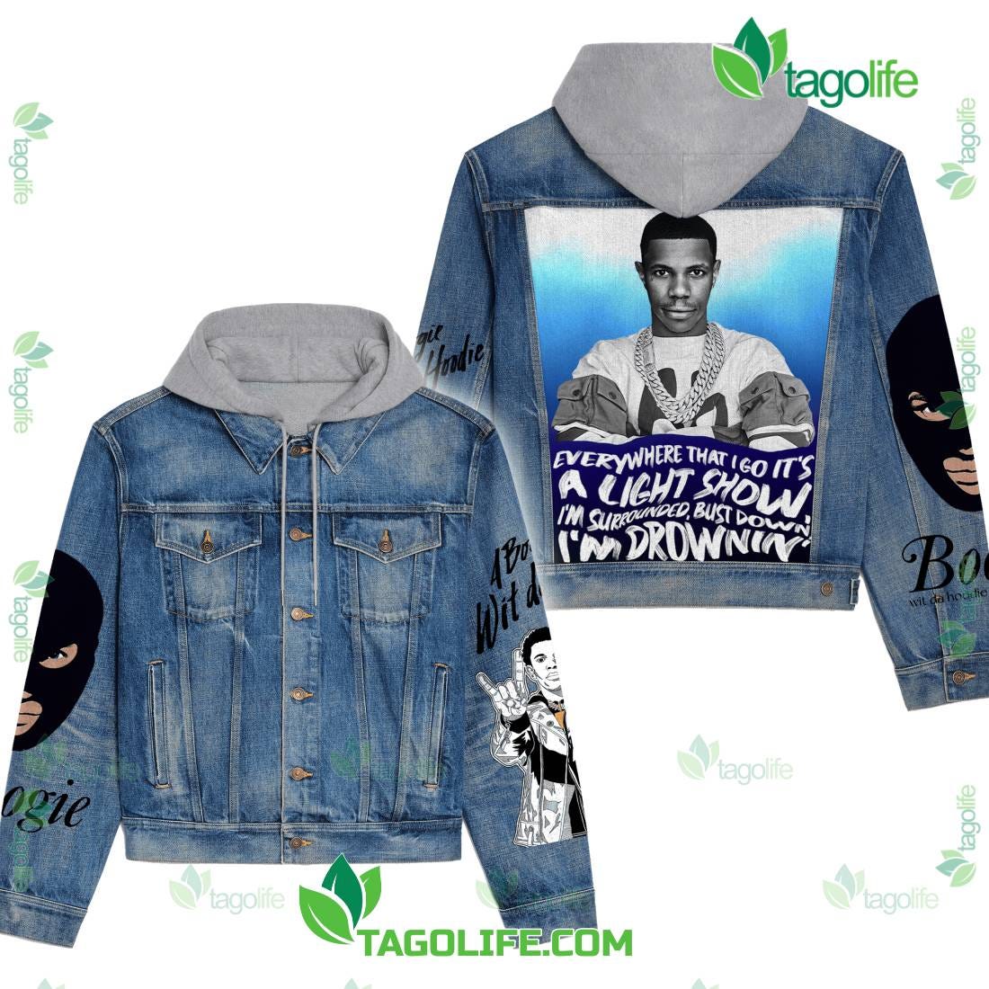 Light up with Everywhere That I Go It’s A Light Show Jean Jacket by ...