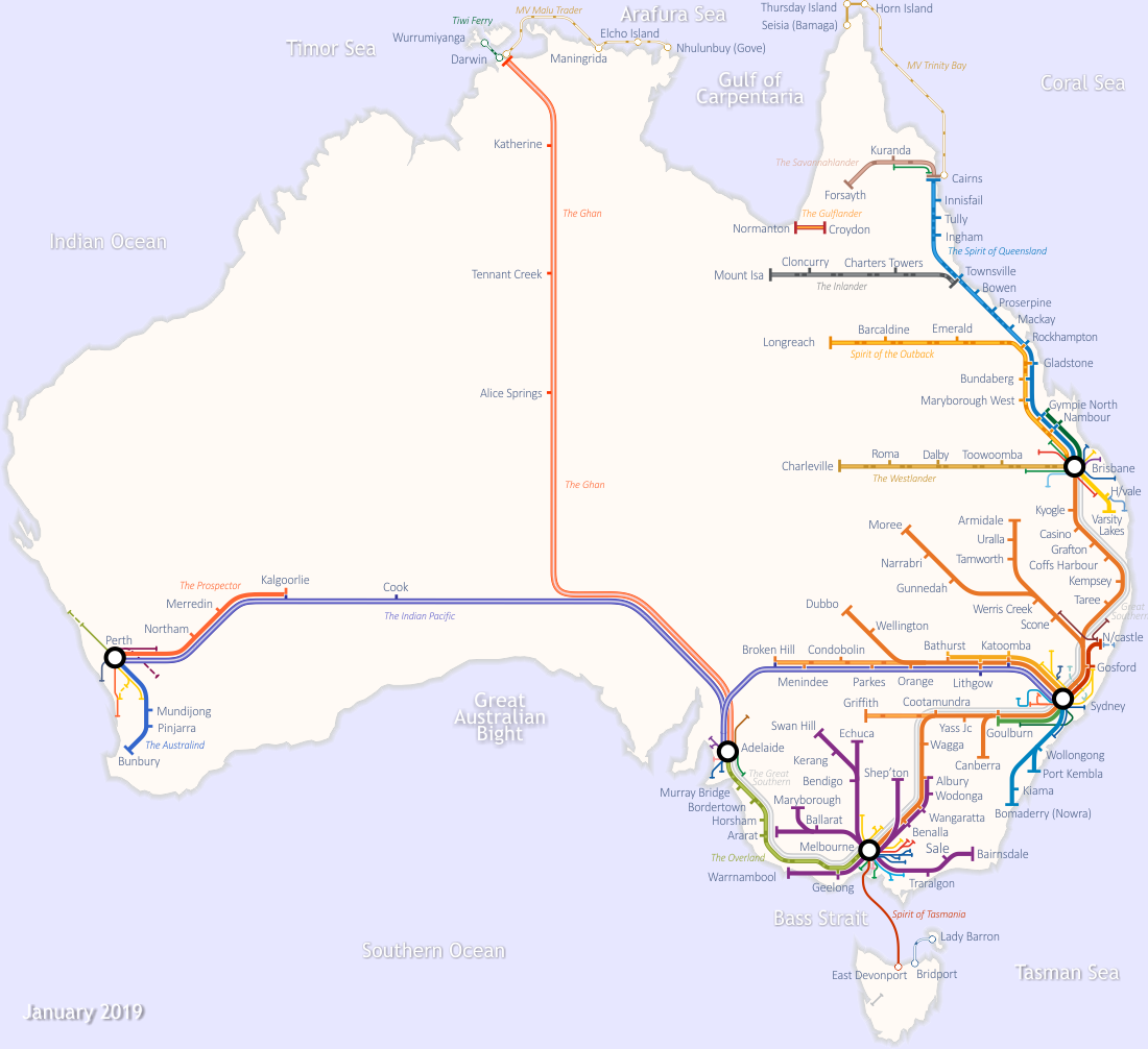 The ease of two equidistant commutes on either side of Australia | by ...