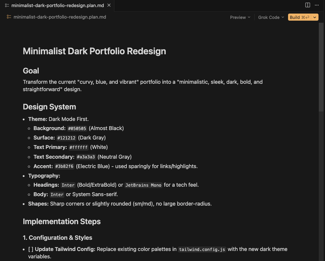 Cursor 2.0 vibe-coding competition portfolio website: 5 Models duke it ...