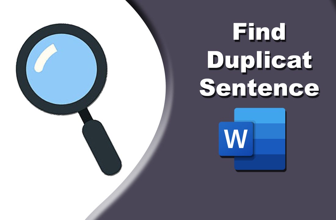 How to find matching text in Microsoft word - Shapon Shekh - Medium