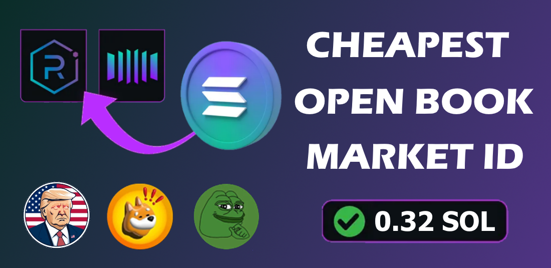 Cheapest Openbook Market ID on Solana 0.32 SOL [Authentic ] | by ...