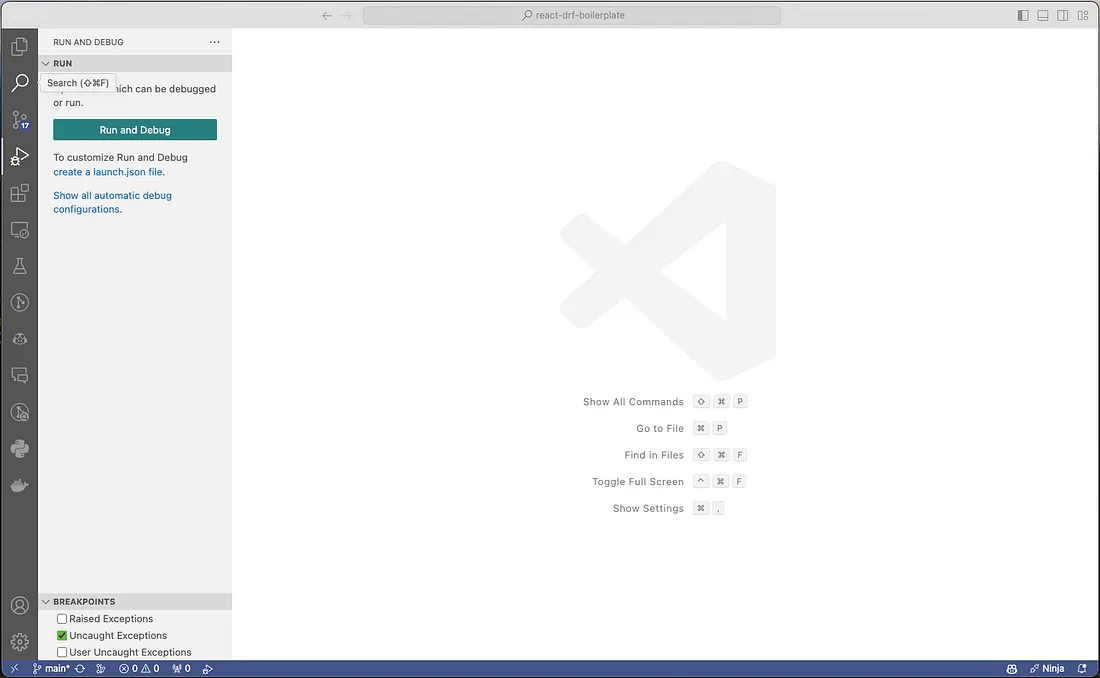 Debug Django In Vs Code - Vishvaraj Dhanawade Debug Django In Vs Code - Vishvaraj Dhanawade