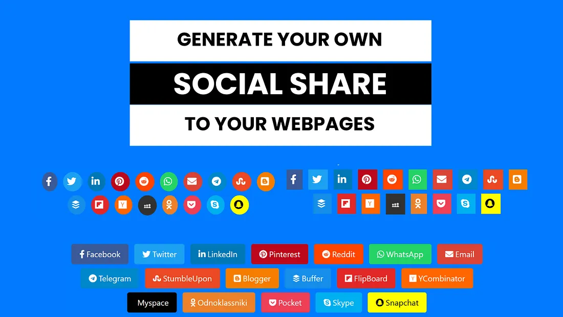 GitHub - bitcoinaiarts/Social-Share-Buttons: Social share buttons are a great way to encourage ...