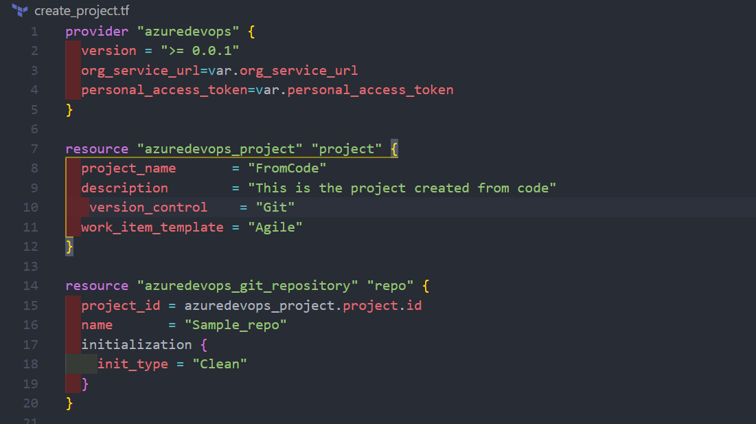 Terraform Azure DevOps provider. HashiCorp and Microsoft has recently ...