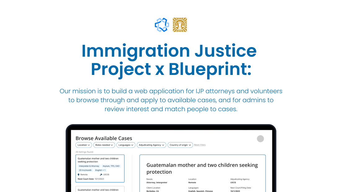 The Immigration Justice Project — a project overview | by Blueprint ...
