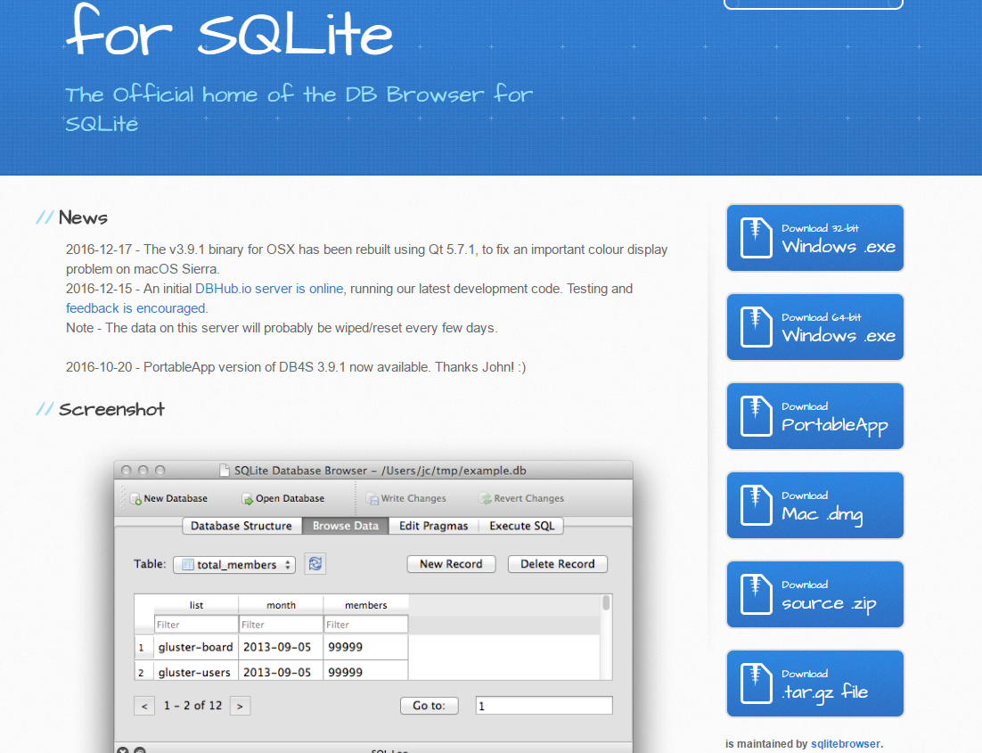 SQLite Browser 查看資料表狀況. 下載網址 http://sqlitebrowser.org/ | by Liu Pang Yao | Medium