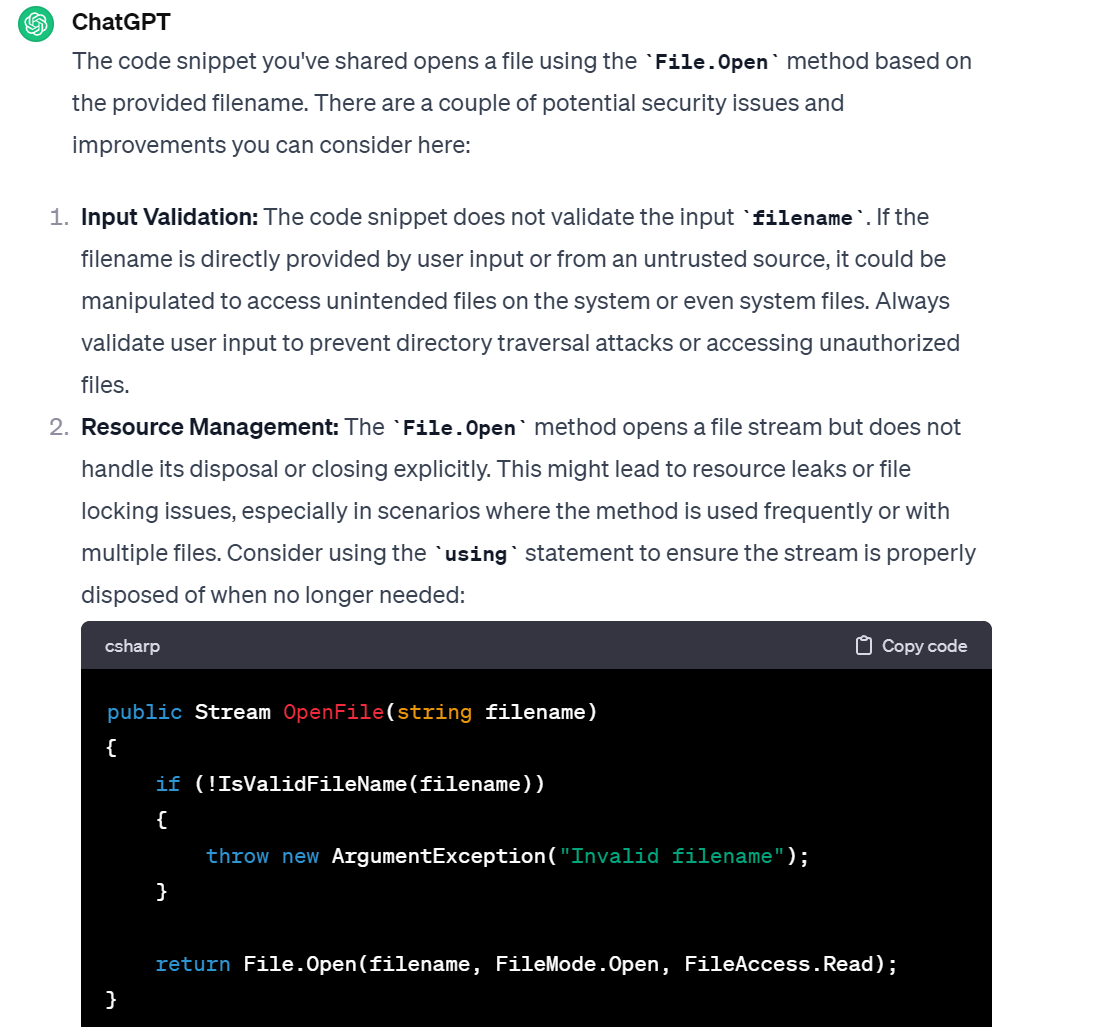 Writing better csharp code with ChatGpt | by Jeroen Verhaeghe | Medium