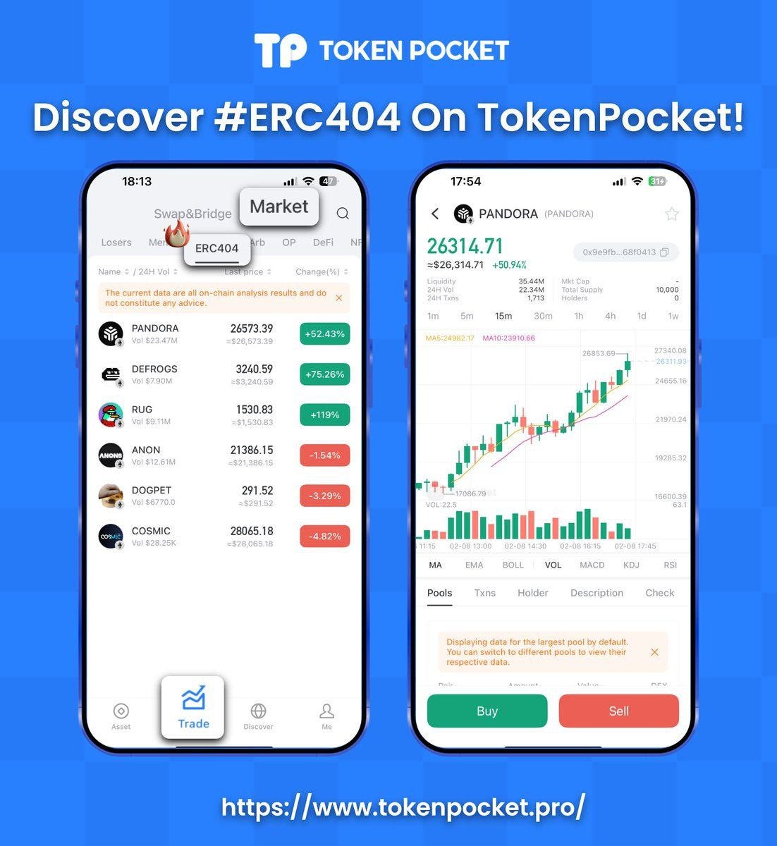 🔵 ¡Descubra [#ERC404] en su billetera TokenPocket! - NakOprt - Medium